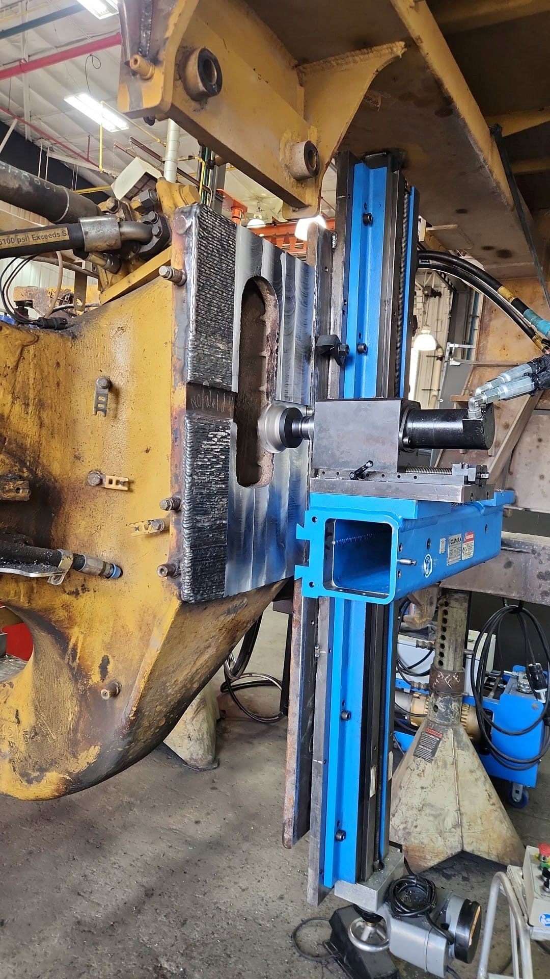 APPLICATION SPOTLIGHT: HAUL TRUCK, STRUT MOUNT REPAIR - Climax Portable