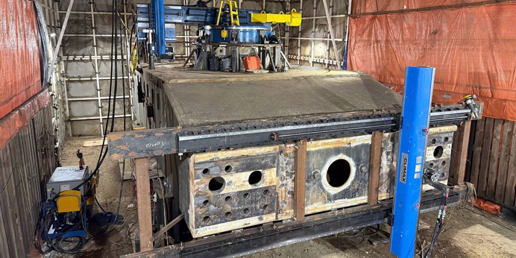 PICTURE OF THE YEAR #1: Caterpillar 7495 Carbody Repair - Climax Portable