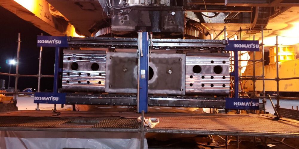 PICTURE OF THE YEAR #16: Excavator Car Body Repair - Climax Portable