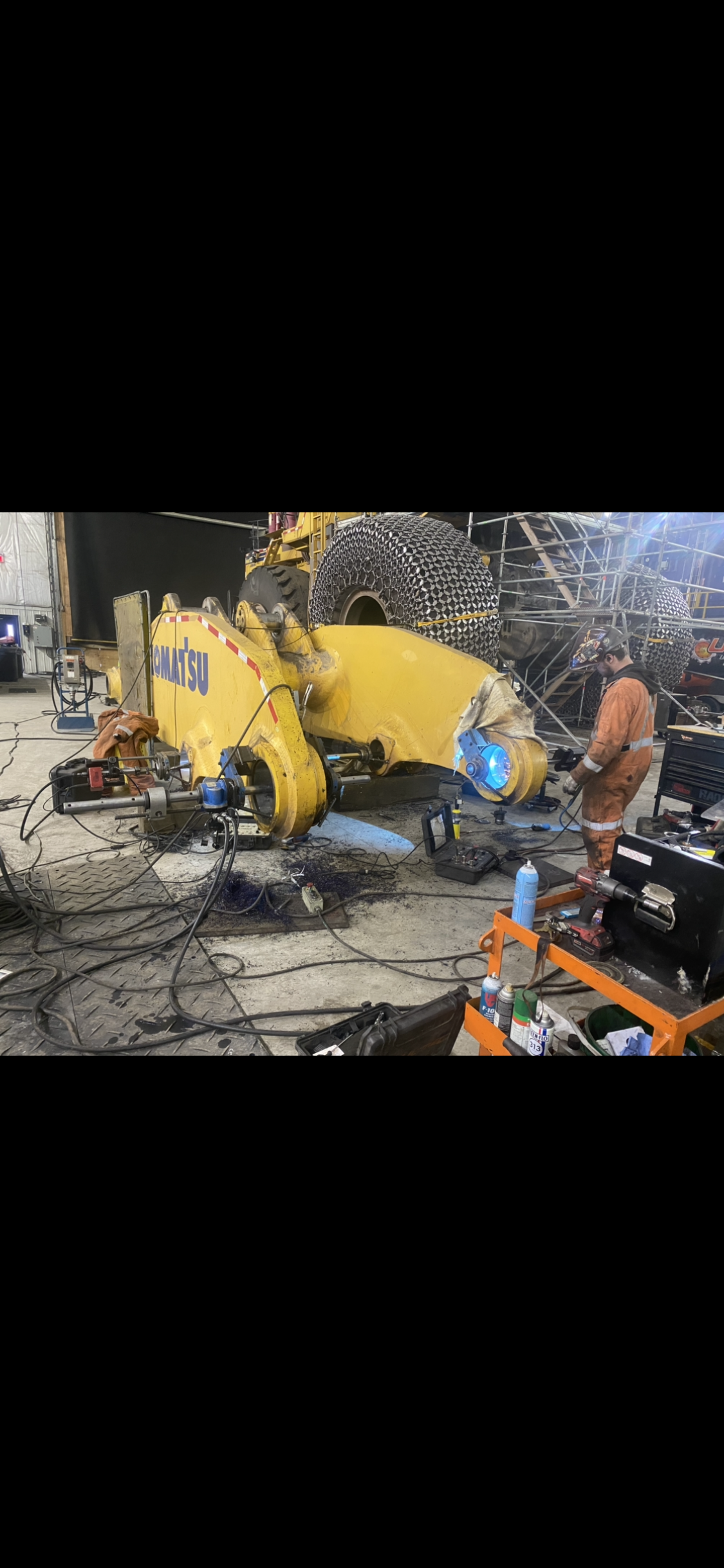 WA 1200 Boom Repair - Climax Portable